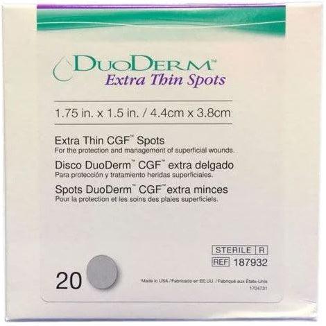 Convatec 187932 Duoderm Extra Thin CGF Spots 1 3/4 in. x 1 1/2 in. Bei ...